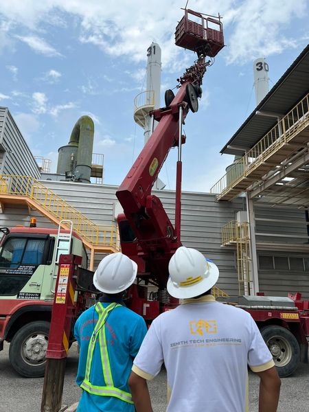 Install Cablelam at Chimney - Zenith Tech Engineering